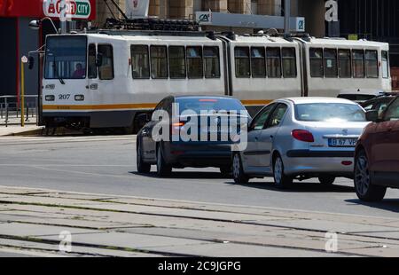 STB tram or tramvai in Bucharest, Romania, 2022 Stock Photo - Alamy