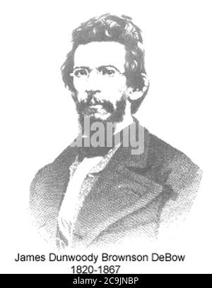 James Dunwoody Brownson DeBow 04 Stock Photo - Alamy