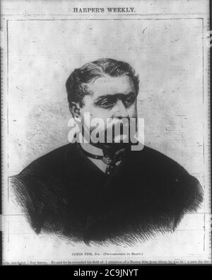 James Fisk c. 1872 Stock Photo - Alamy