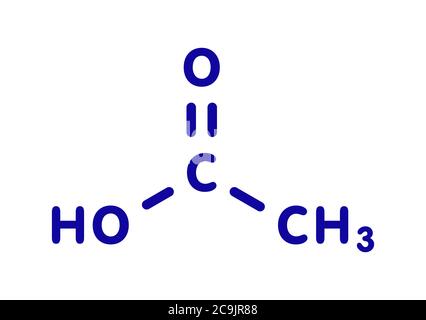 Acetic acid molecule. Vinegar is an aqueous solution of acetic acid ...
