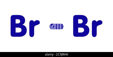 Bromine molecule Br2 Stock Photo - Alamy