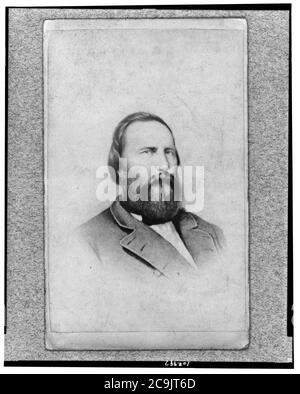 This is a head-and-shoulders portrait of James Longstreet, a prominent ...