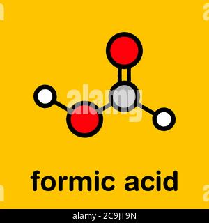Formic acid molecule. Present in ant venom and in stinging nettle ...