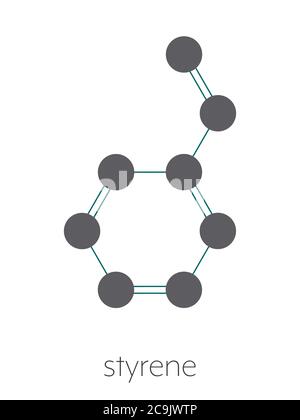 Styrene (ethenylbenzene, vinylbenzene, phenylethene) polystyrene ...