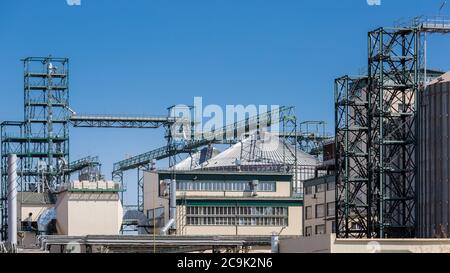 Elevator tanks for grain storage, drying and processing. Agricultural ...