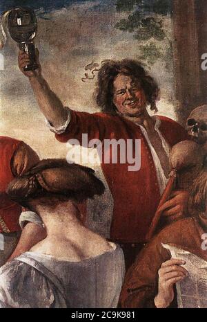 Jan Steen - A Merry Party (detail Stock Photo - Alamy