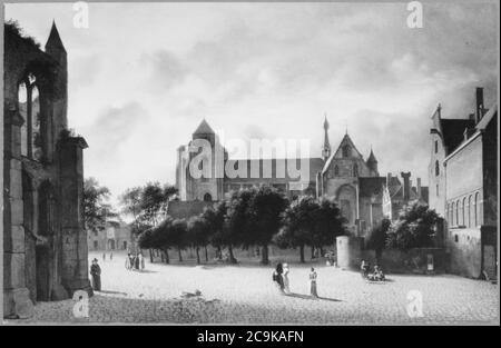 Church in Veere Stock Photo - Alamy