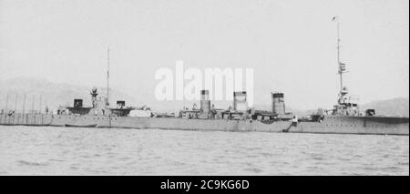Japanese cruiser Tenryu in 1921 Stock Photo - Alamy
