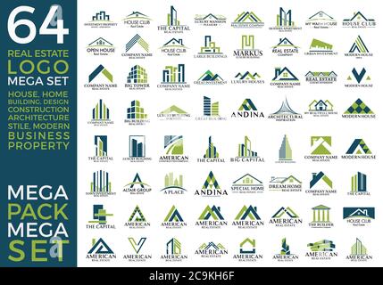 Mega Set and Big Group, Real Estate, Building and Construction Logo ...