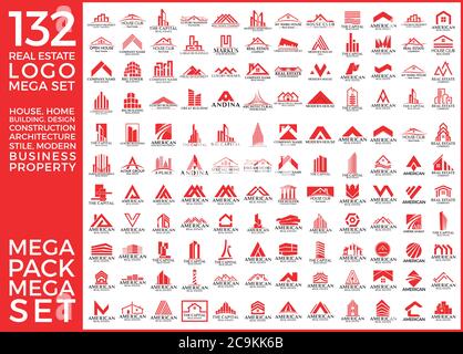 Mega Set and Big Group, Real Estate, Building and Construction Logo ...