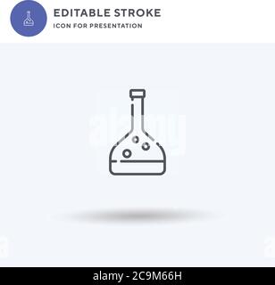 Chemist icon vector, filled flat sign, solid pictogram isolated on ...