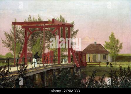 Christen Købke - The Northern Drawbridge to the Citadel in Copenhagen ...
