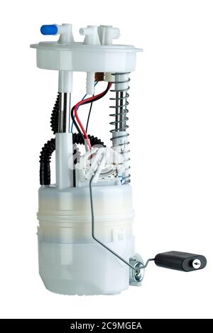 The fuel pump about the fuel level sensor in bank of the automobile ...