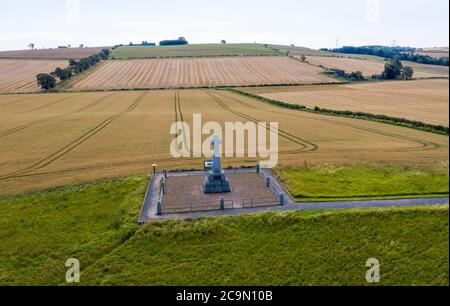 Battle of Flodden memorial Cross Stock Photo - Alamy