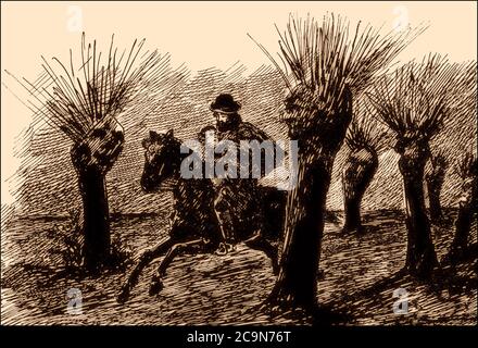 Erlkönig, The Alder King, a poem by Johann Wolfgang von Goethe Stock ...