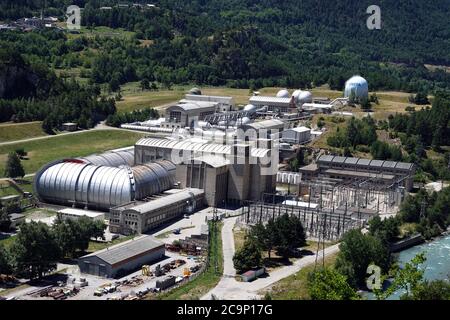 ONERA French aeronautical research centre, wind tunnels, at Avrieux ...