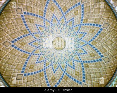 Interior view of Turkmenbashi Ruhy Mosque built in Gypjak Ashgabat ...
