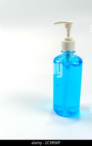 Alcohol gel bottles for hand washing. Disinfecting alcohol. Handwashing ...