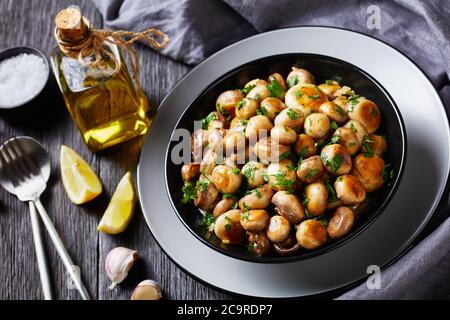 Ajillo champignons, Spanish Garlic Mushrooms fried with sherry, smoked ...