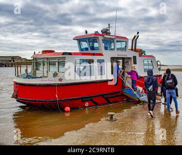 Wyre Rose, Knott End to Fleetwood ferry across River Wyre, Lancashire ...