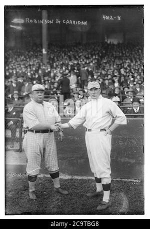 Wilbert Robinson and Bill Carrigan Stock Photo - Alamy