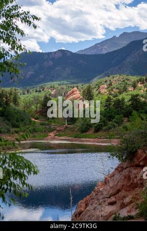 Red Rock Canyon Open Space in Colorado Springs, CO Stock Photo - Alamy