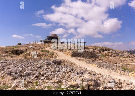 Biblical Shiloh ruins of historic town in Samaria Stock Photo - Alamy