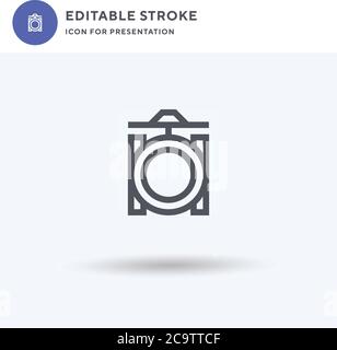 Busking icon logo sign vector outline in black and white color Stock ...