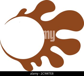 Cartoon Illustrations of Coffee Cup Ring Stain Vector Stock Vector ...