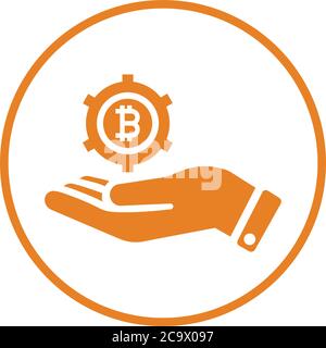 Bitcoin payment icon. Perfect use for print media, web, stock images ...