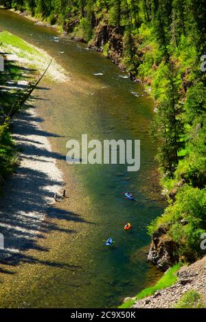 Kayaking the St. Joe Wild and Scenic River, St. Joe National Forest, St ...