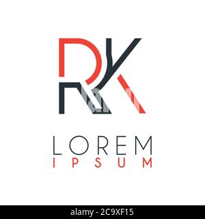 The logo between the letter K and letter R or KR with a certain ...