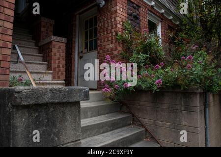 There are many stoops and front entrances to homes just like this one ...