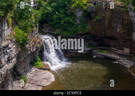 Triphammer Falls in Cornell University.Ithaca.New York.USA Stock Photo ...