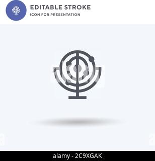 gyroscope vector icon isolated on transparent background, gyroscope ...