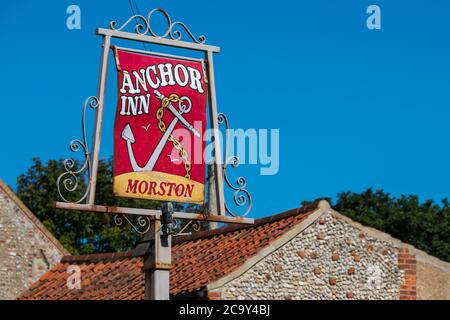 The Anchor Inn at Morston Stock Photo - Alamy