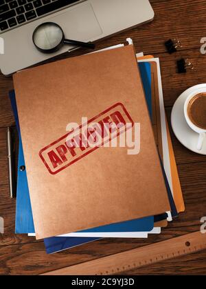 Top secret manila folders Stock Photo - Alamy
