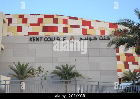 exterior view of kent college in the city of canterbury,kent county,uk ...