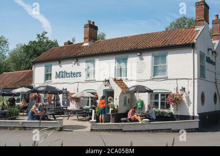 The Maltsters public house, Ranworth, Norfolk, England Stock Photo - Alamy