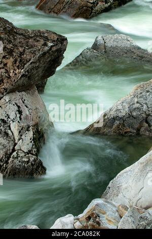Cascade at Selway Falls, Selway Wild and Scenic River, Nez Perce ...