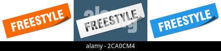 freestyle blue square price tag Stock Vector Image & Art - Alamy