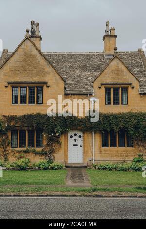 traditional detached house within residential estate in England UK ...