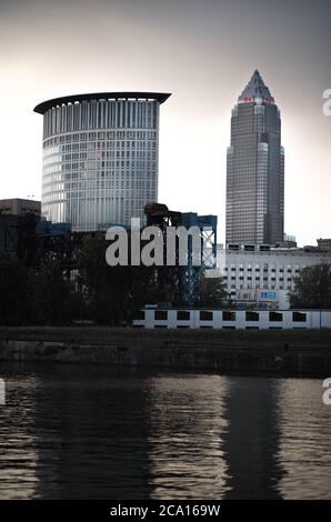 Dramatic Cleveland Skyline During Sunset and a storm on the water Stock ...