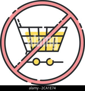 Anti-consumerism RGB color icon Stock Vector Image & Art - Alamy