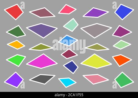 Colorful quadrilaterals background pattern for packaging, wallpaper ...