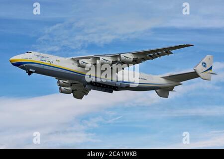 Antonov An-225 Mriya, the largest transport aircraft in the world Stock ...