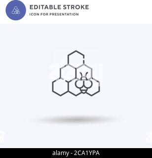 Apitherapy icon vector, filled flat sign, solid pictogram isolated on ...