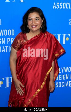 LOS ANGELES - AUG 9: Meher Tatna at the 2018 HFPA Annual Grants Banquet ...