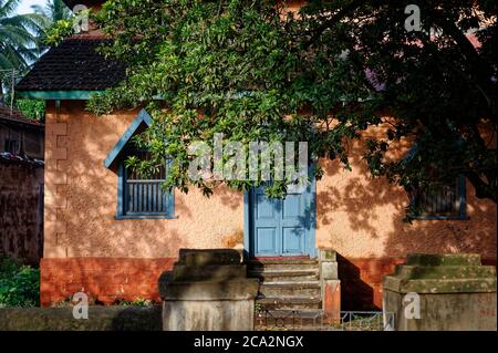 Traditional tiled roof house at Karnataka Stock Photo - Alamy