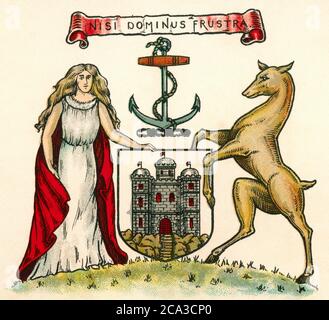 Scotland, Edinburgh, Edinburgh Castle, coat of arms Stock Photo - Alamy